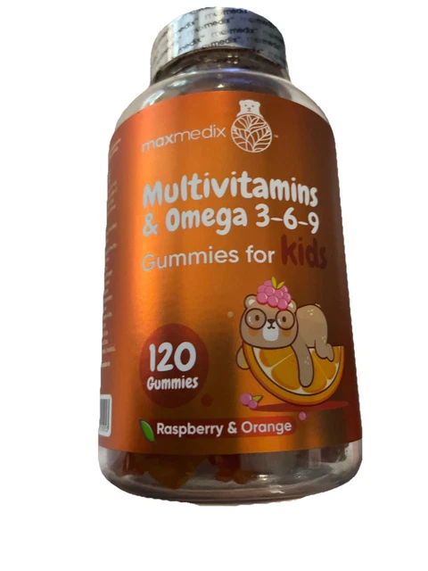 MULTIVITAMIN FOR KIDS 120 Tasty Gummies 2 Months Supply 17 Ingredients ...