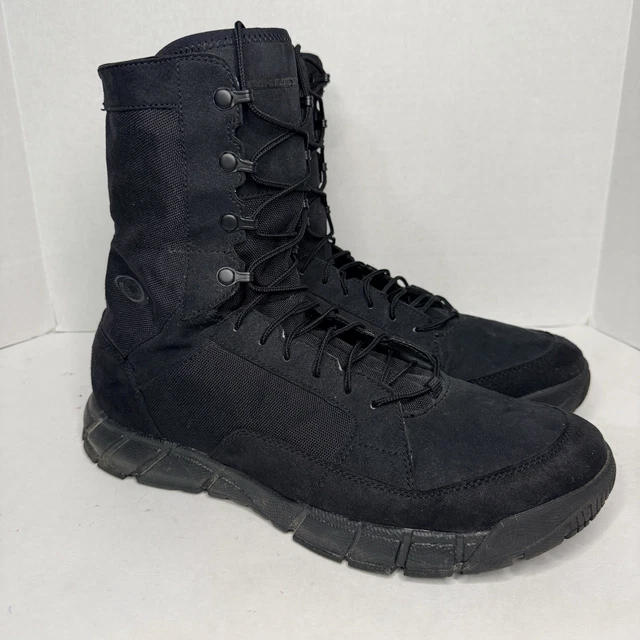 OAKLEY LIGHT ASSAULT Mens Size 13 Black Military Tactical Boots 11165 ...