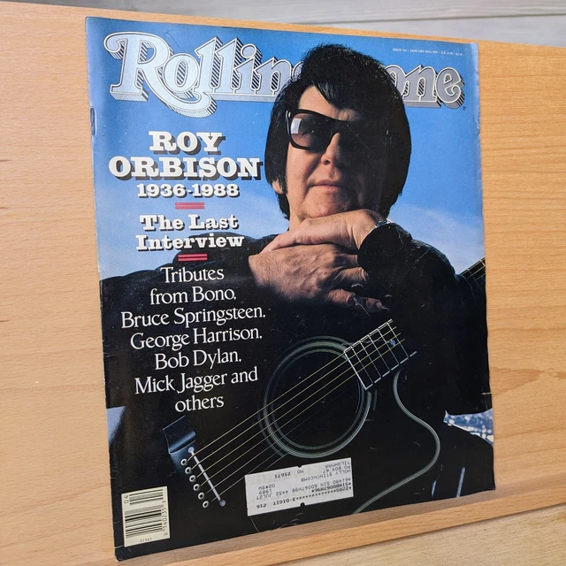 ROLLING STONE MAGAZINE Issue 544 January 26 1989 Roy Orbison Bono Bob ...