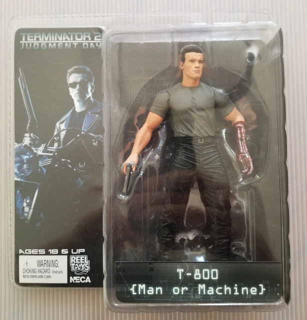 TERMINATOR 2 NECA T 800 Man or Machine Action Figure EUR 54,10 ...