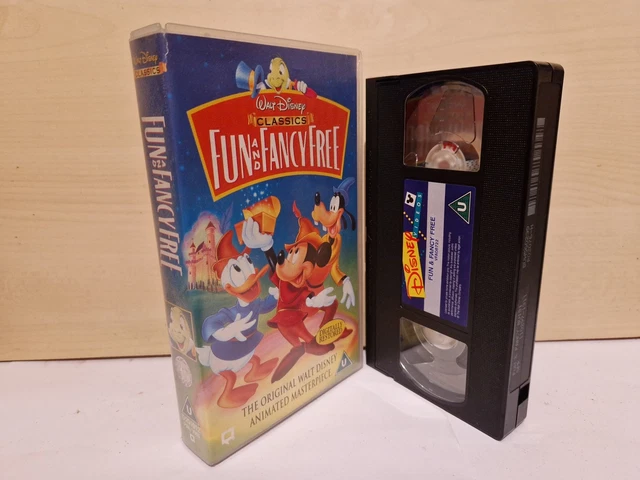 FUN AND FANCY Free - Mickey Mouse - Walt Disney - PAL VHS Video Tape (A399) £5.99 - PicClick UK