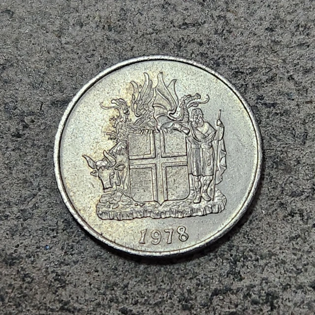 ICELAND 🇮🇸 FIVE (5) Krónur Coin 1978 £2.22 - PicClick UK