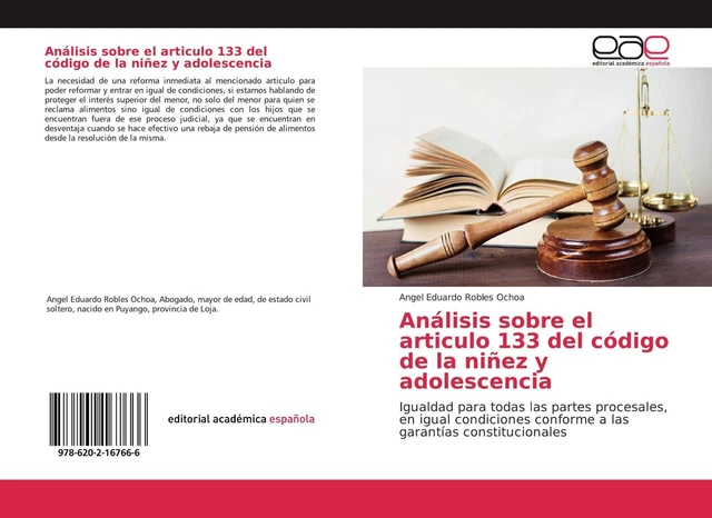 ANÁLISIS SOBRE EL articulo 133 del código de la niñez y adolescencia | Ochoa EUR 48,95 - PicClick DE