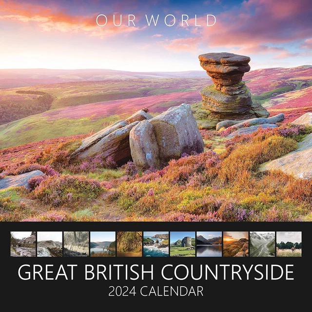OUR WORLD GREAT British Countryside-Wall Calendar 2024-Iconic British ...