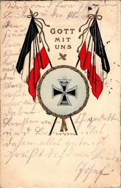 AK ERSTER WELTKRIEG " Gott Mit Uns " Col. 1915 EUR 5,00 - PicClick DE