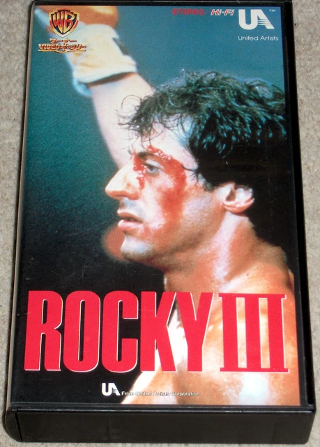 SYLVESTER STALLONE ROCKY III Carl Weathers MR.T JAPAN VHS Warner (1982 ... SYLVESTER STALLONE ROCKY III Carl Weathers MR.T JAPAN VHS Warner (1982 ...