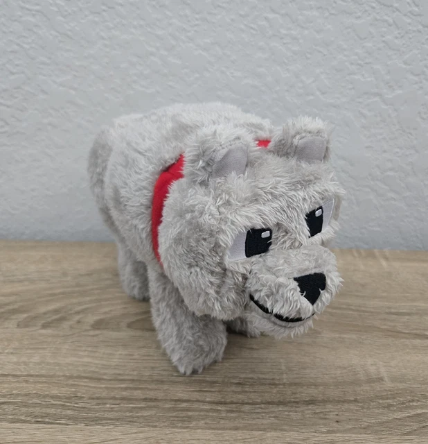 A MINECRAFT MOVIE 8" DENNIS THE WOLF Fuzzy Plush NWT 2025 $37.72 ...
