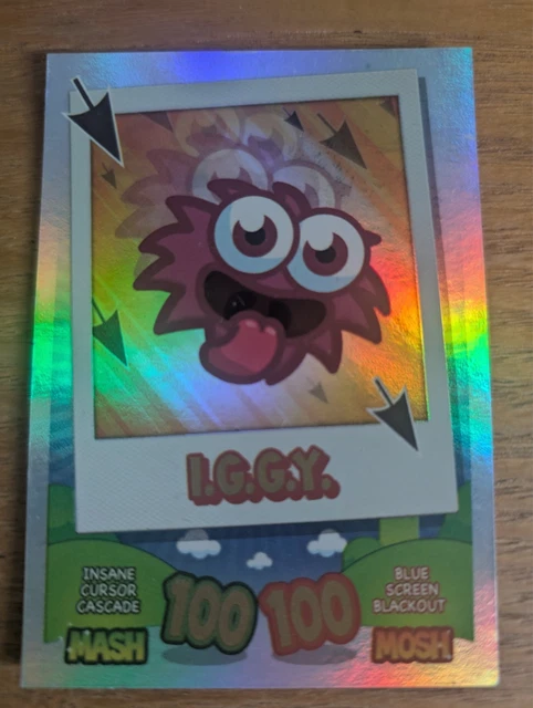 MOSHI MONSTERS SERIES 1 ULTRA RARE, Rainbow Foil, ROXY, Original Card £ ...
