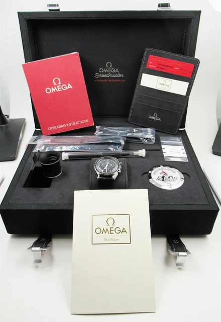 OMEGA SPEEDMASTER MOONWATCH Professional Chronometer Chronograph Boxes ...