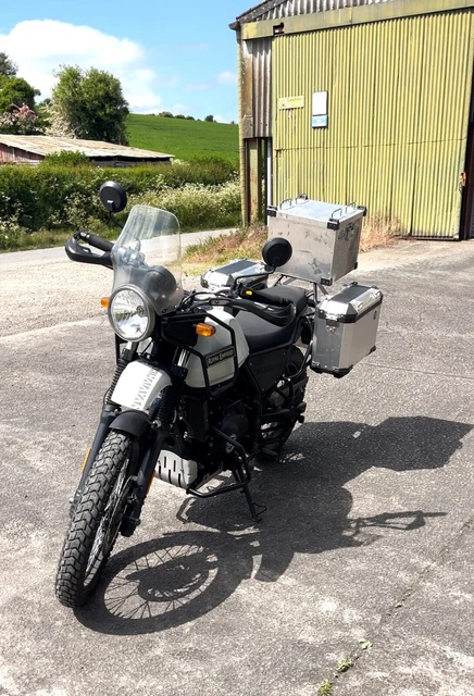 ROYAL ENFIELD HIMALAYAN + Extras + Official Aluminium hard cases £2,800 ...