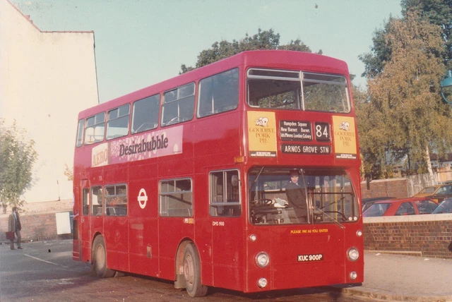 LONDON BUS PHOTO - DMS1900 (PB) route 84 £0.50 - PicClick UK