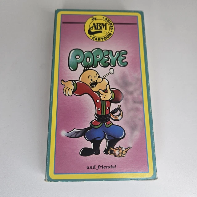 VINTAGE POPEYE AND Friends Volume 2 - VHS - ABM Group Cartoon Series $9 ...