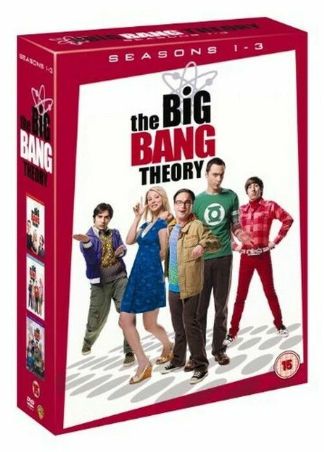 THE BIG BANG Theory Season 1-3 Johnny Galecki 2010 DVD Top-quality £4.94 - PicClick UK