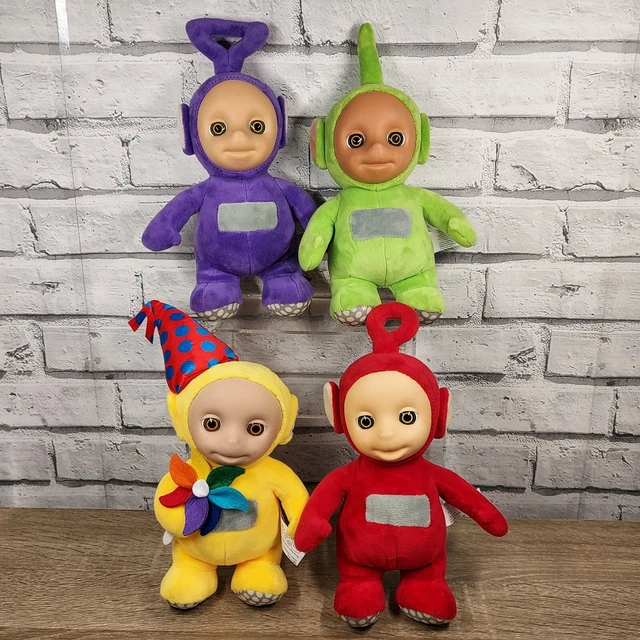 TELETUBBIES 9& TALKING Soft Toy Plush Bundle Tinky Winky Dipsy Lala Po ...