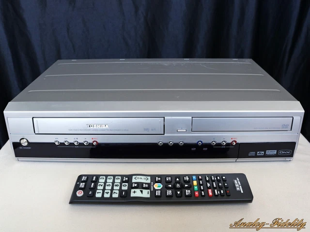 TOSHIBA D-VR40 VHS DVD Recorder Kombigerät Digitalisieren Videorecorder ...