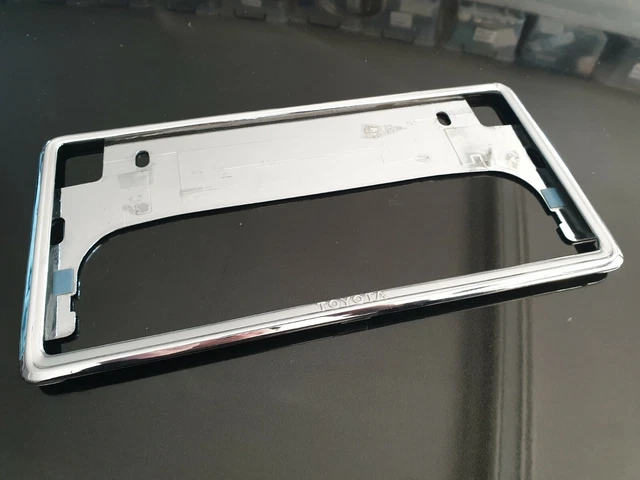 TOYOTA NUMBER PLATE surround - JDM Optional Starlet Supra Chaser MR2 ...