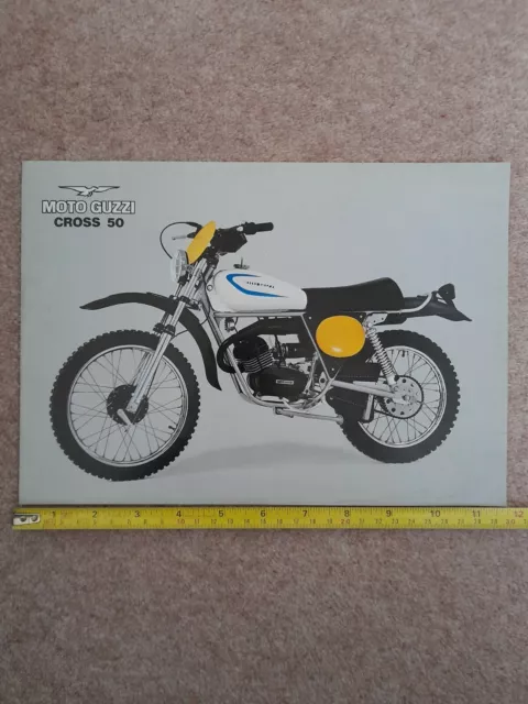 MOTO GUZZI CROSS 50 Sales Brochure £8.52 - PicClick UK