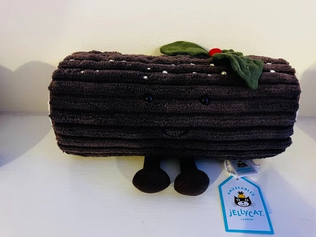 JELLYCAT I AM Amuseable Yule Log Brand New With Tags Christmas Genuine ...