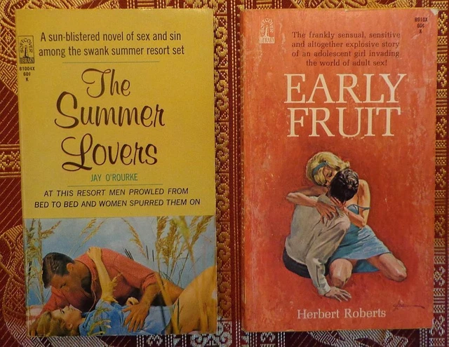 VINTAGE SOFTCOVER ADULT Sleaze Pulp SUMMER LOVERS / EARLY FRUIT GGA ...
