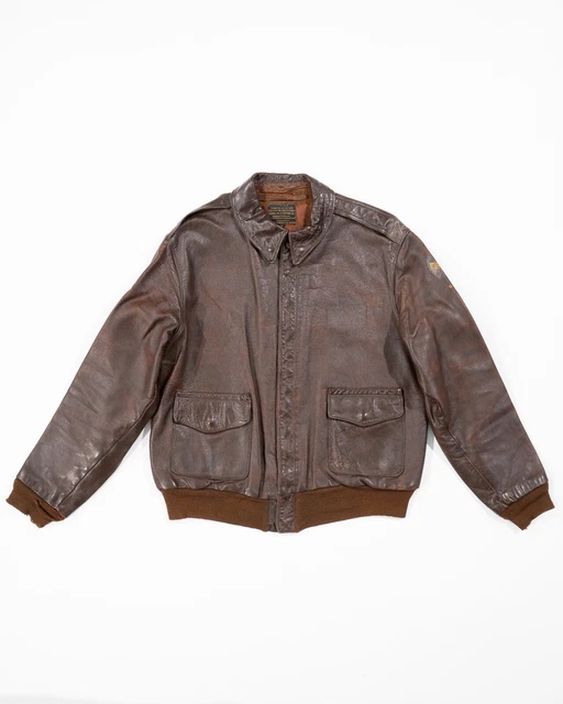 GENUINE WWII USAAF Usaf A-2 Flight Jacket Rough Wear 23380 "B-26 ...