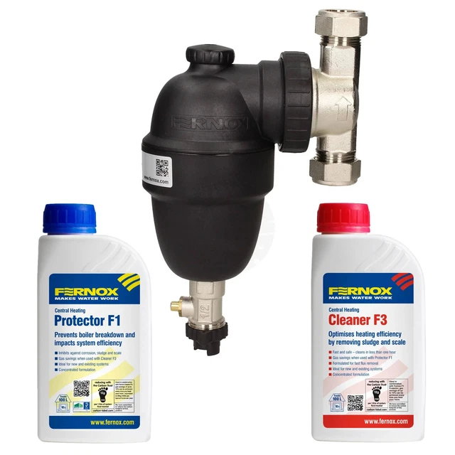 FERNOX TF1 SIGMA Filter 22mm Slipsocket Installer Pack 62509 F1 & F3 ...