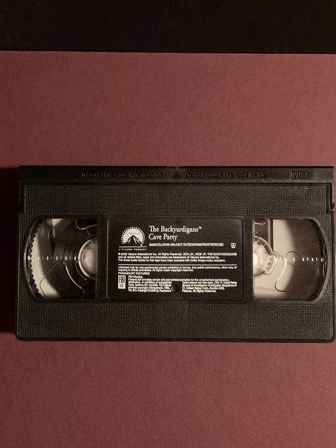 NICK JR THE Backyardigans Cave Party VHS Video Nickelodeon VTG RARE- No ...