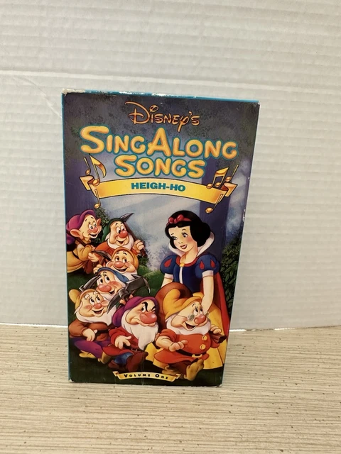 DISNEYS SING ALONG Songs - Snow White: Heigh-Ho (VHS, 1994) £9.03 ...