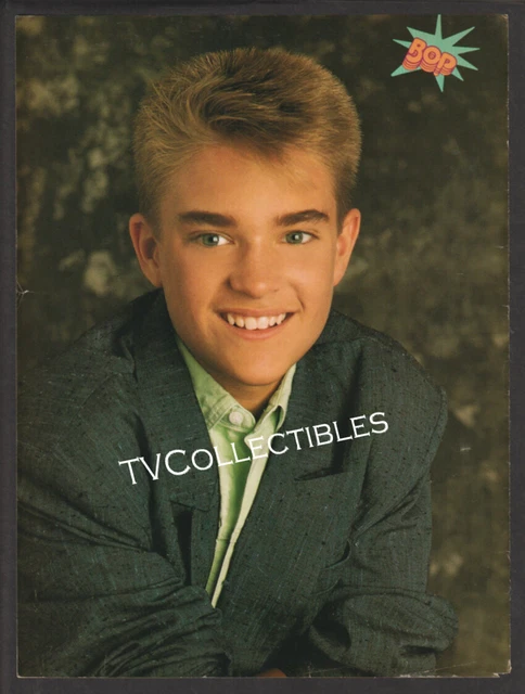 MAGAZINE PINUP~ CHAD ALLEN barefoot ~1980s ~~Back- CANDACE CAMERON EUR ...