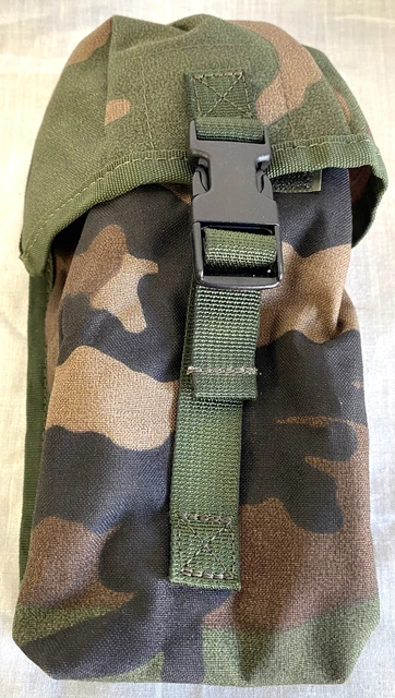 DUTCH MILITARY WOODLAND BDU MOLLE Webbing System Medium Utility Pouch £ ...