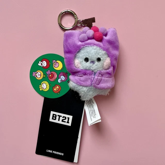 BT21 MININI GRAPE Koya Fruit plush mascot keyring. BTS RM Namjoon ...