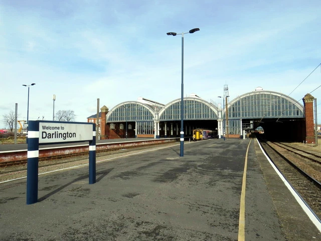 PHOTO DARLINGTON Railway Station Darlington Railway Railway Station ...
