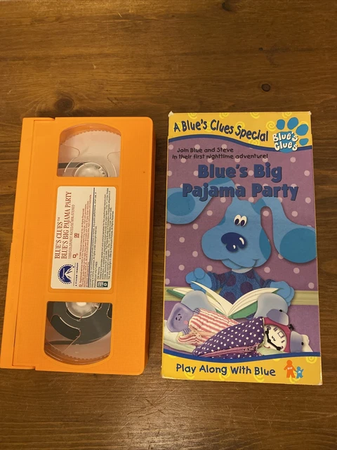 BLUES CLUES - Blues Big Pajama Party (VHS, 1999) EUR 4,58 - PicClick FR