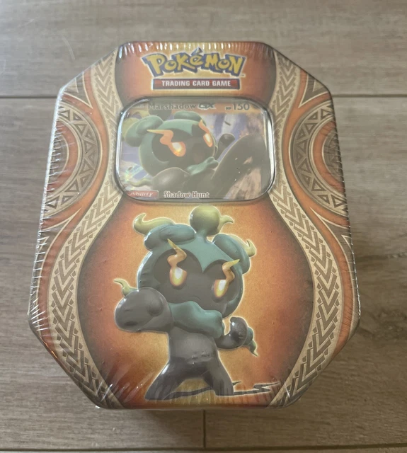 POKEMON TCG MARSHADOW GX TIN Mysterious Powers 4 boosters Holo 2017 ...