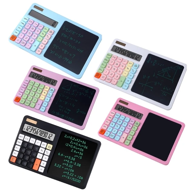 HANDWRITING BOARD MATH Treasure Training Learning LCD Calculator ...