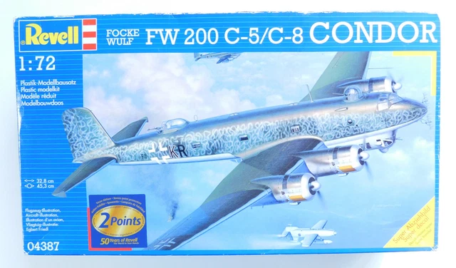 1/72 REVELL 04387 - Focke Wulf Fw 200 C-5/C-8 "Condor" - komplett - nie ...