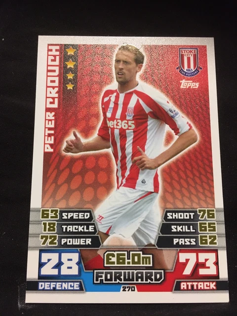 MATCH ATTAX 14/15 Stoke Peter Crouch EUR 2,32 - PicClick FR