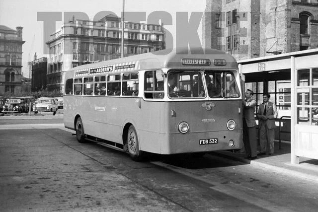 35MM NEGATIVE NORTH Western Leyland Royal Tiger Weyman FDB532 ...