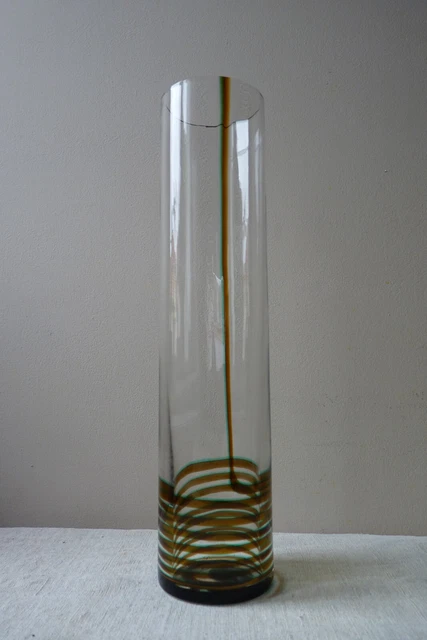TONI ZUCCHERI FOR VENINI VASE BIFILO 1970 signé MURANO EUR 290,00 ...