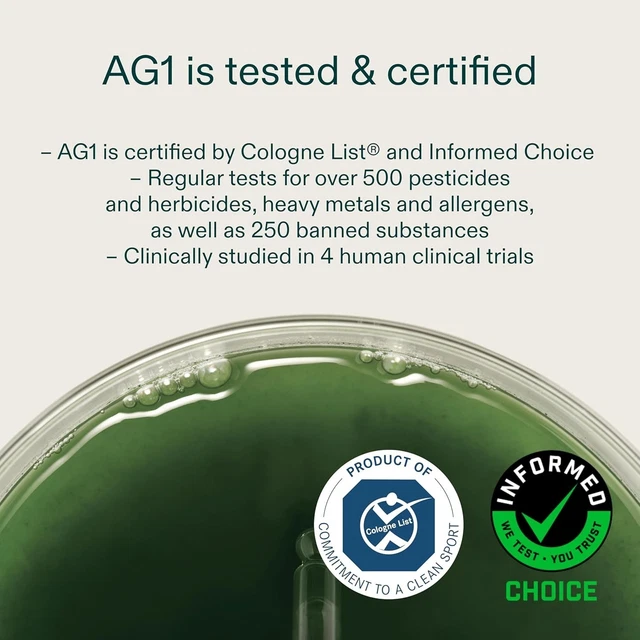 AG1 GREENS POWDER Supplement | Daily Nutrient Boost: Vitamins, Minerals ...
