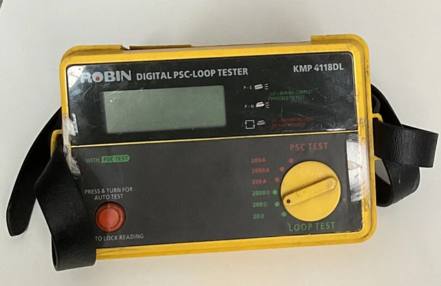 ROBIN KMP 4118DL Digital PSC Loop Tester £9.99 - PicClick UK