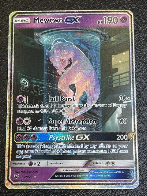 POKÉMON TCG MEWTWO GX Shining Legends 78/73 Holo Secret Rare EUR 48,43 ...