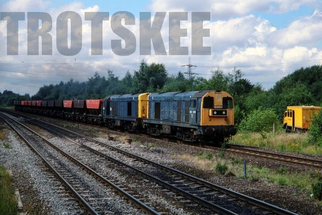 35MM SLIDE BR British Railways Diesel Loco Class 20 20195 Water Orton ...
