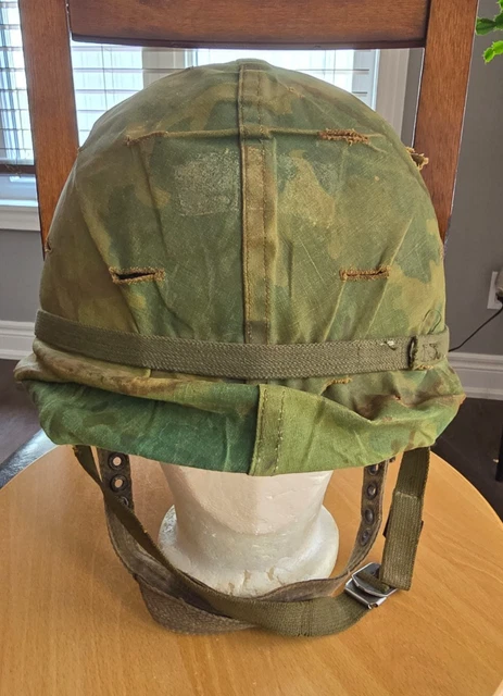 COMPLETE*M1 A42 HELMET*US*PARATROOPER Liner/Camo Cover/Cat Eye Band*WW2/Vietnam? $256.00 ...