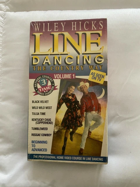 LINE DANCING THE Country Way, Vol. 1 Wiley Hicks [VHS] - VHS TAPE NEW ...