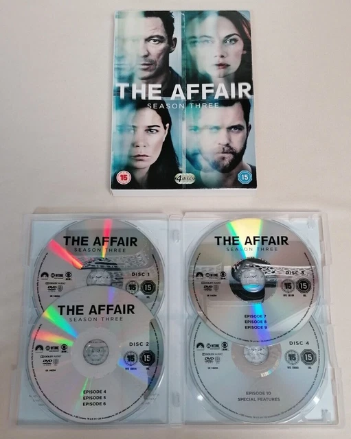 DVD - THE Affair The Complete Season Three Box Set PAL UK R2 Ruth ...