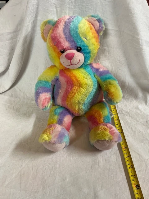 I BUILD-A-BEAR RAINBOW bear $15.00 - PicClick AU