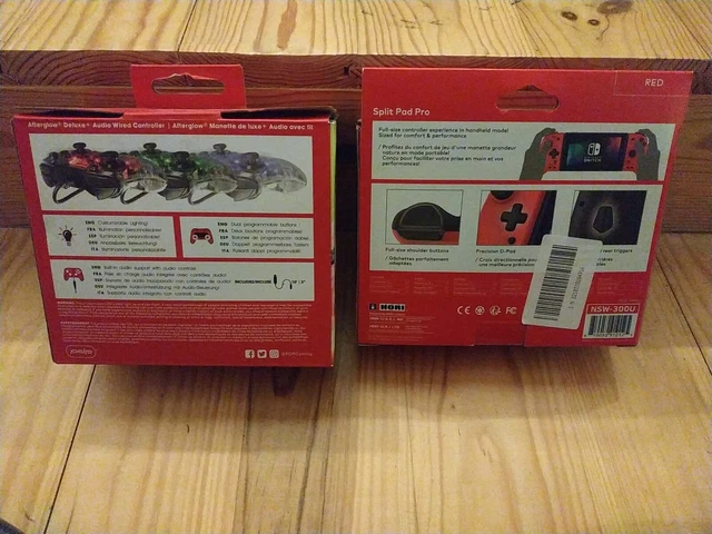 BOITE VIDE - Nintendo Switch manettes Afterglow pdp et Split Pas Pro ...