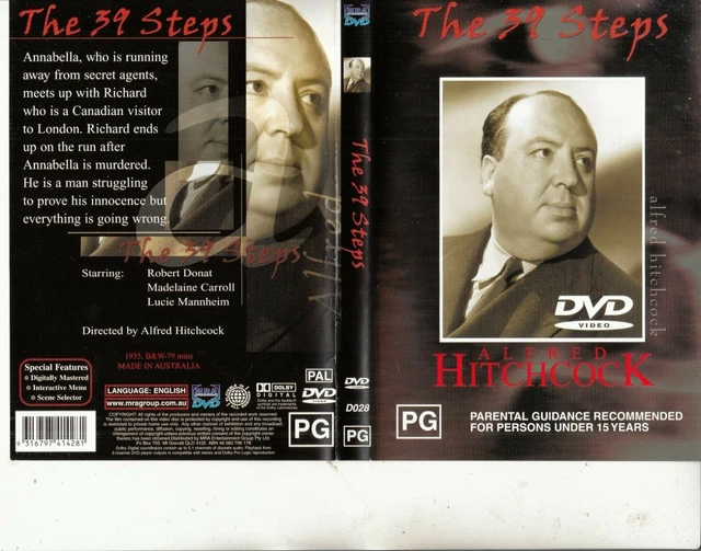 THE 39 STEPS-1935-[ROBERT Donat]-MRA Entertainment-Movie MRA:E-DVD $24. ...