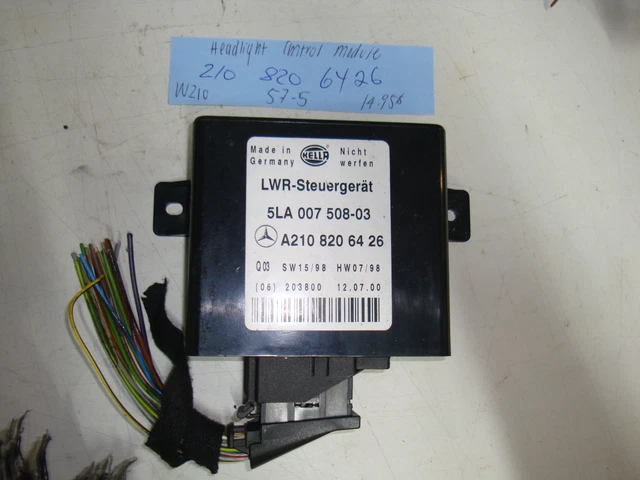 MERCEDES-BENZ W210 E320 E430 headlight control module 210 820 64 26 $17 ...