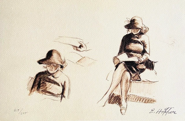 EDWARD HOPPER LITHOGRAPH Certified - 1986 (Georgia O'Keeffe Francis ...